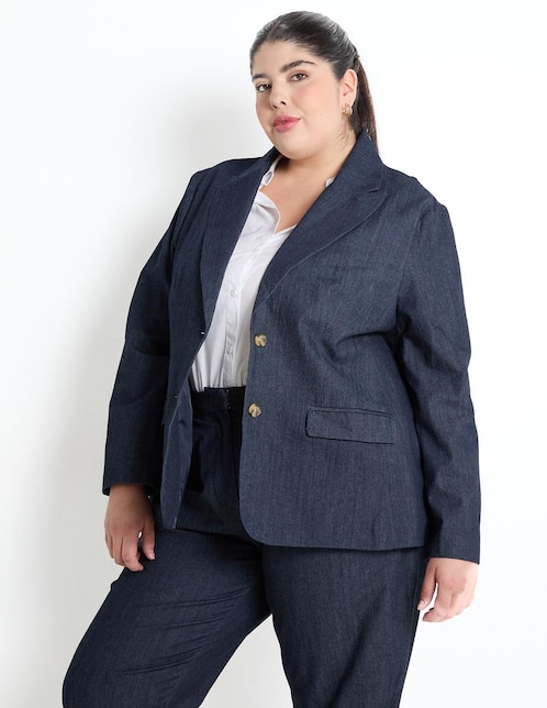 Saco casual Contempo Plus para mujer 1