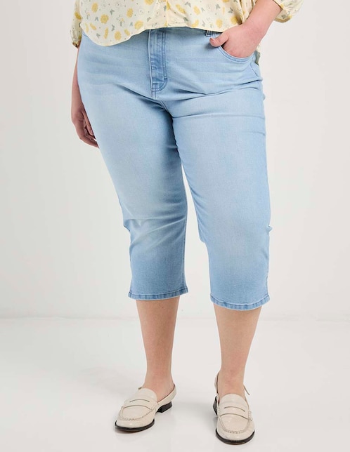 Pantalón capri Weekend Plus skinny para mujer 1