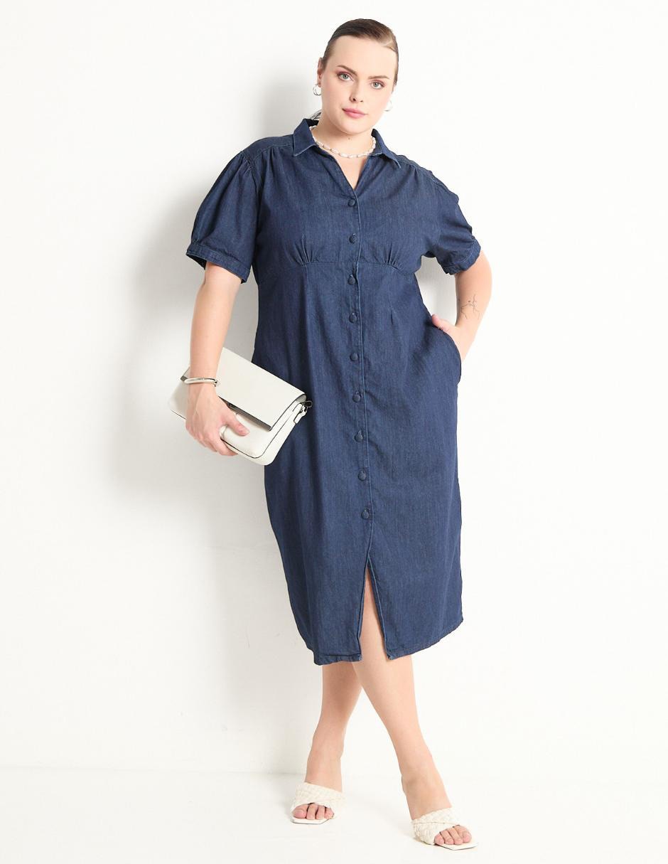 Vestido midi casual Weekend Plus para mujer