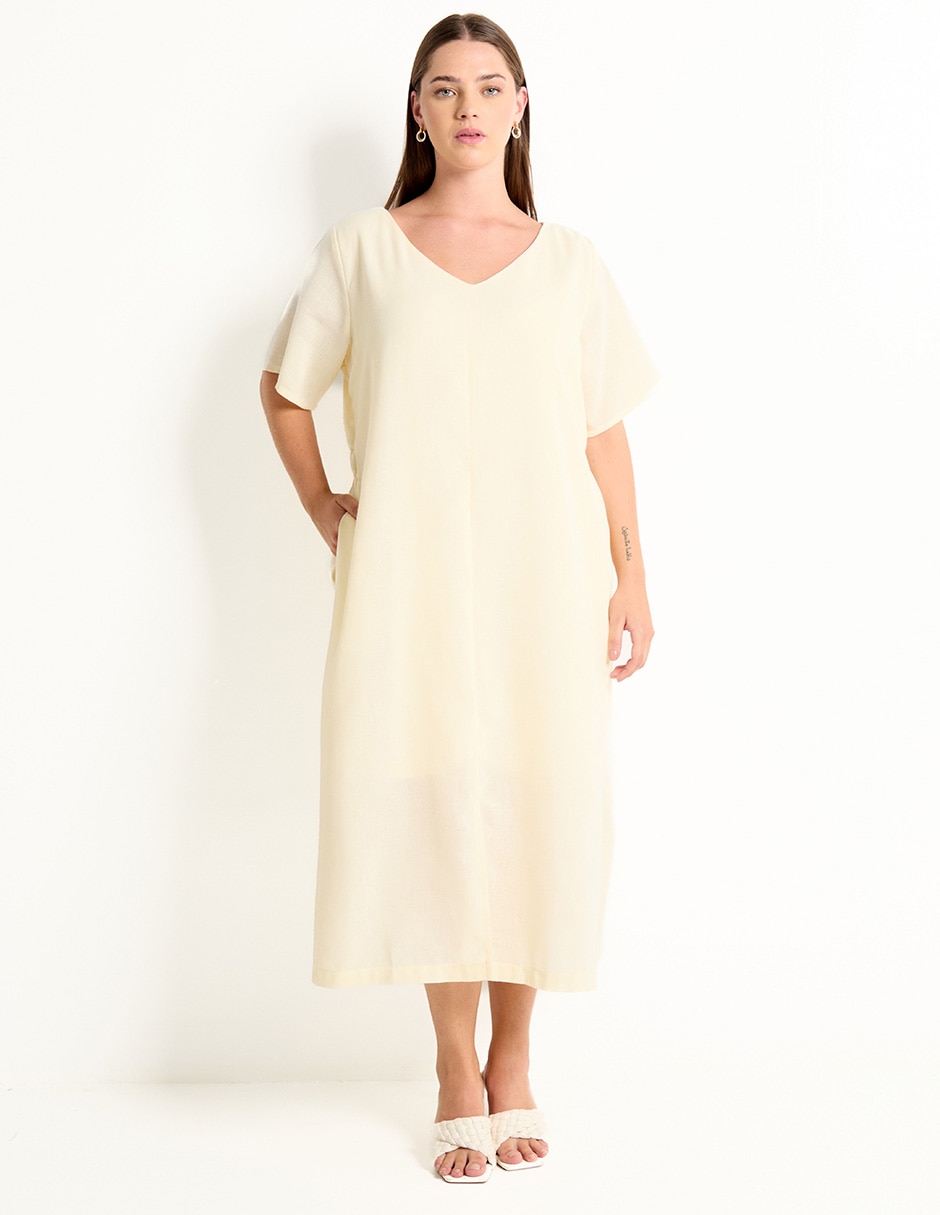 Vestido midi casual Weekend Plus para mujer